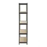 Muscle Rack 5-Shelf Steel Shelving, Silver-Vein, 12" D x 30" W x 60" H ...