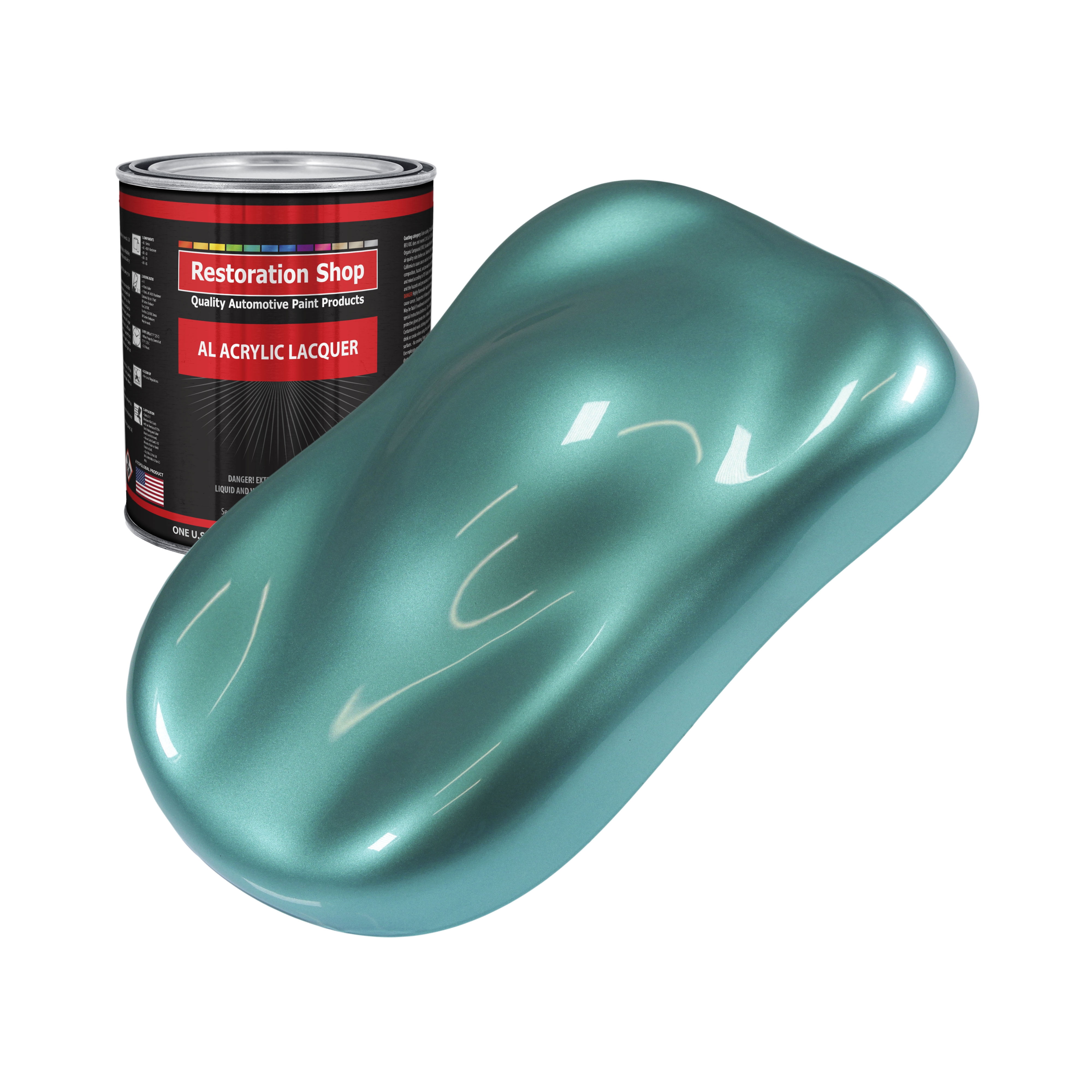Restoration Shop - Gulfstream Aqua Metallic Acrylic Lacquer Auto Paint ...