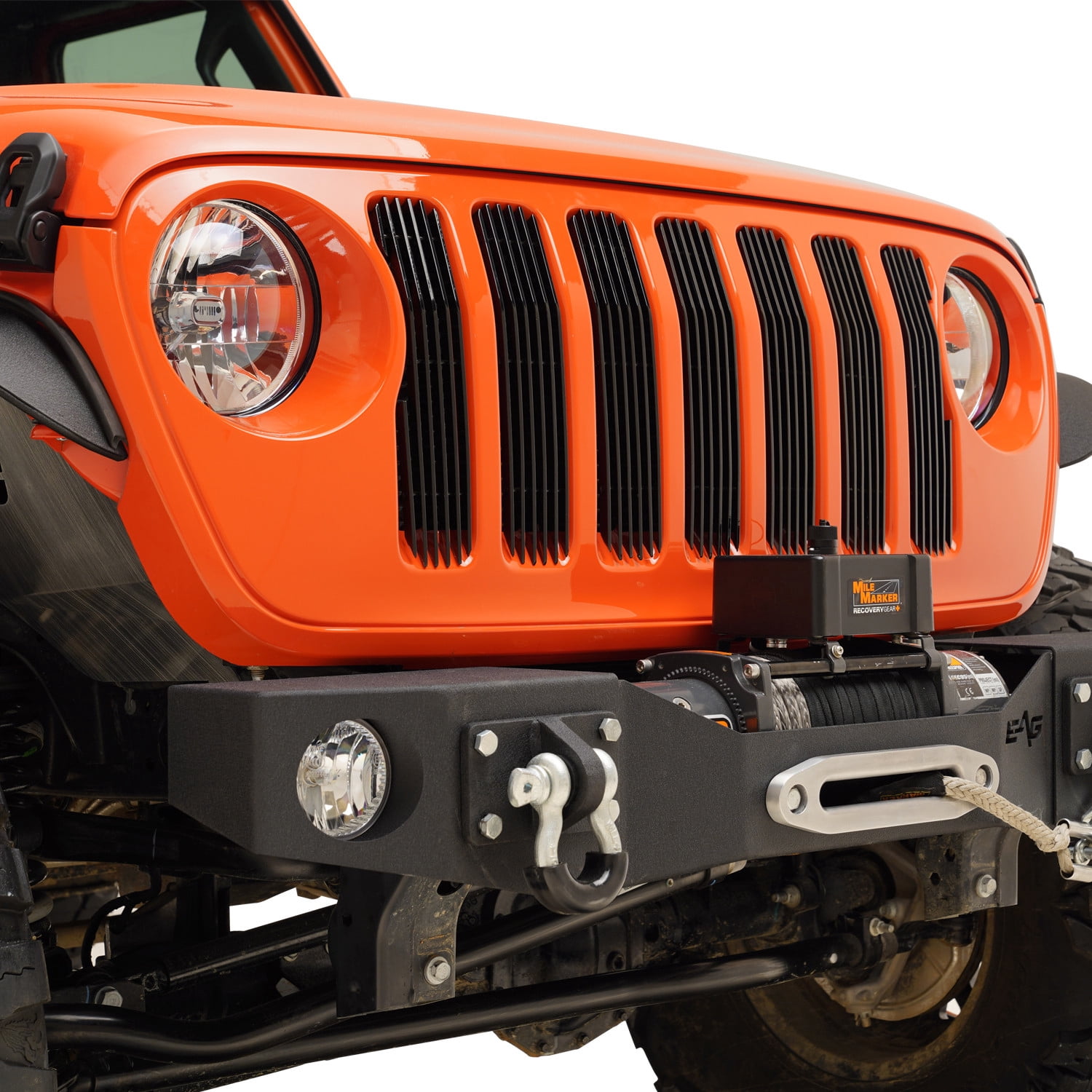EAG Black Aluminum Billet Grille Fit for 18-20 Wrangler JL - Walmart.com