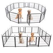 PawGiant Indoor and Outdoor Resistant Dog Pen - 16 Panels, 24-Inch ...