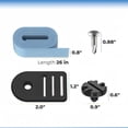 FEISHENTT Tube and Solar Cover Fastening Kit,Pool Solar Cover Straps ...
