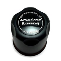 American Racing Center Cap Satin Black Finish 1327000SB 3.27" OD 5 Lug ...