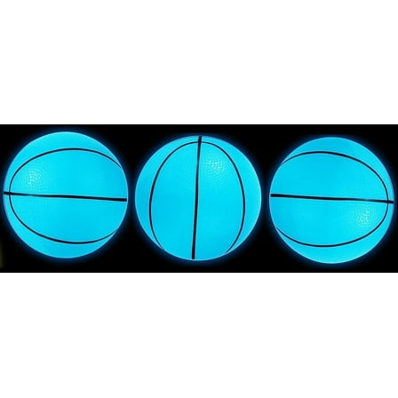 6 Pack! Inflatable Glow in The Dark Mini Basketballs Includes Pump and ...