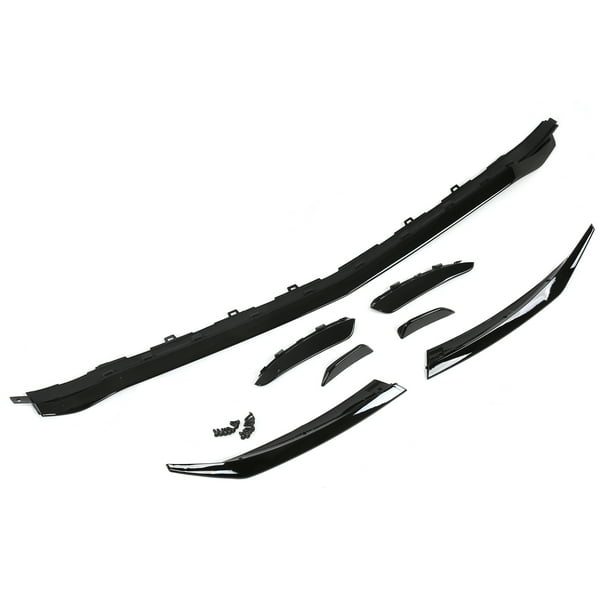 Bumper Lip, Front Bumper Splitter Gloss Black Easy Installation For ...