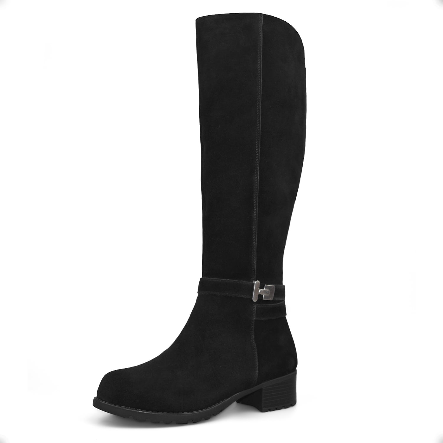 Comfy Moda Women's Winter Snow Boots Suede Leather NICOLE - Walmart.com