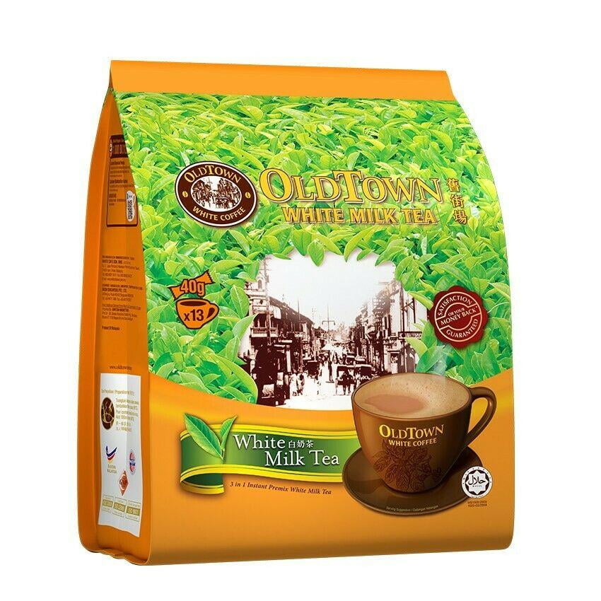OLD TOWN 3 in 1 Tea White Milk Tea 16.9 Oz (479 g) (12 Sticks X 40 g ...