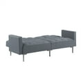 Convertible Folding Futon Sofa Bed, Upholstered Sleeper Sofa Loveseat ...