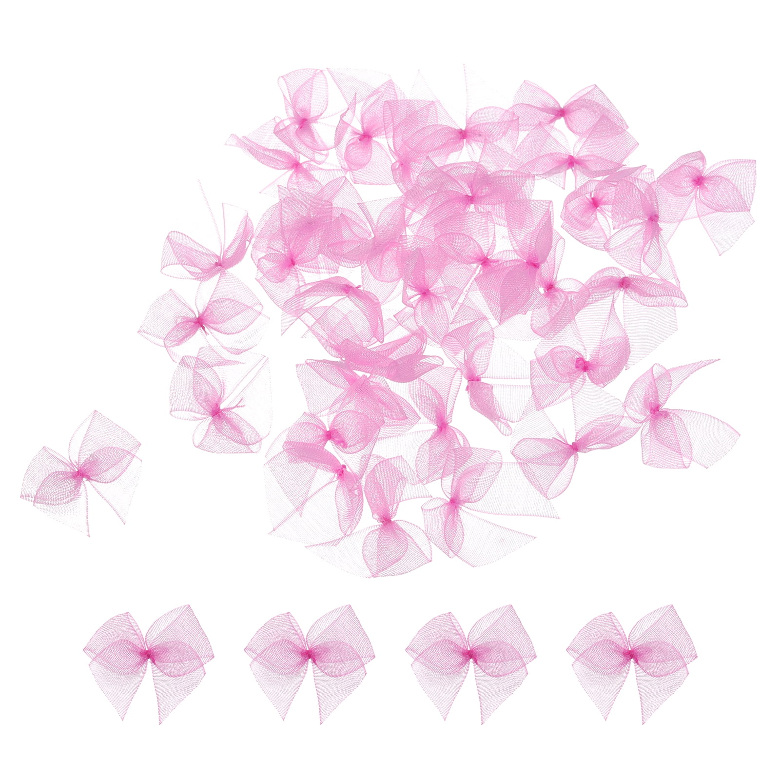 Click here for Uxcell 50 Pcs Mini Chiffon Ribbon Bow 1 Mini Fabri... prices