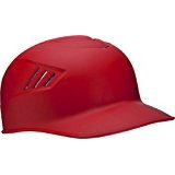 Rawlings Coolflo Base Coach Helmet - Scarlet XLRG - Walmart.com