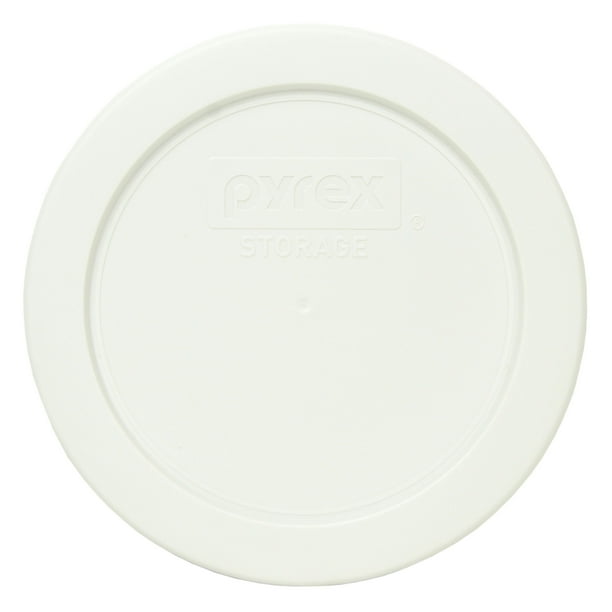 Pyrex 7200-PC White Round Plastic Replacement Lid Cover - Walmart.com
