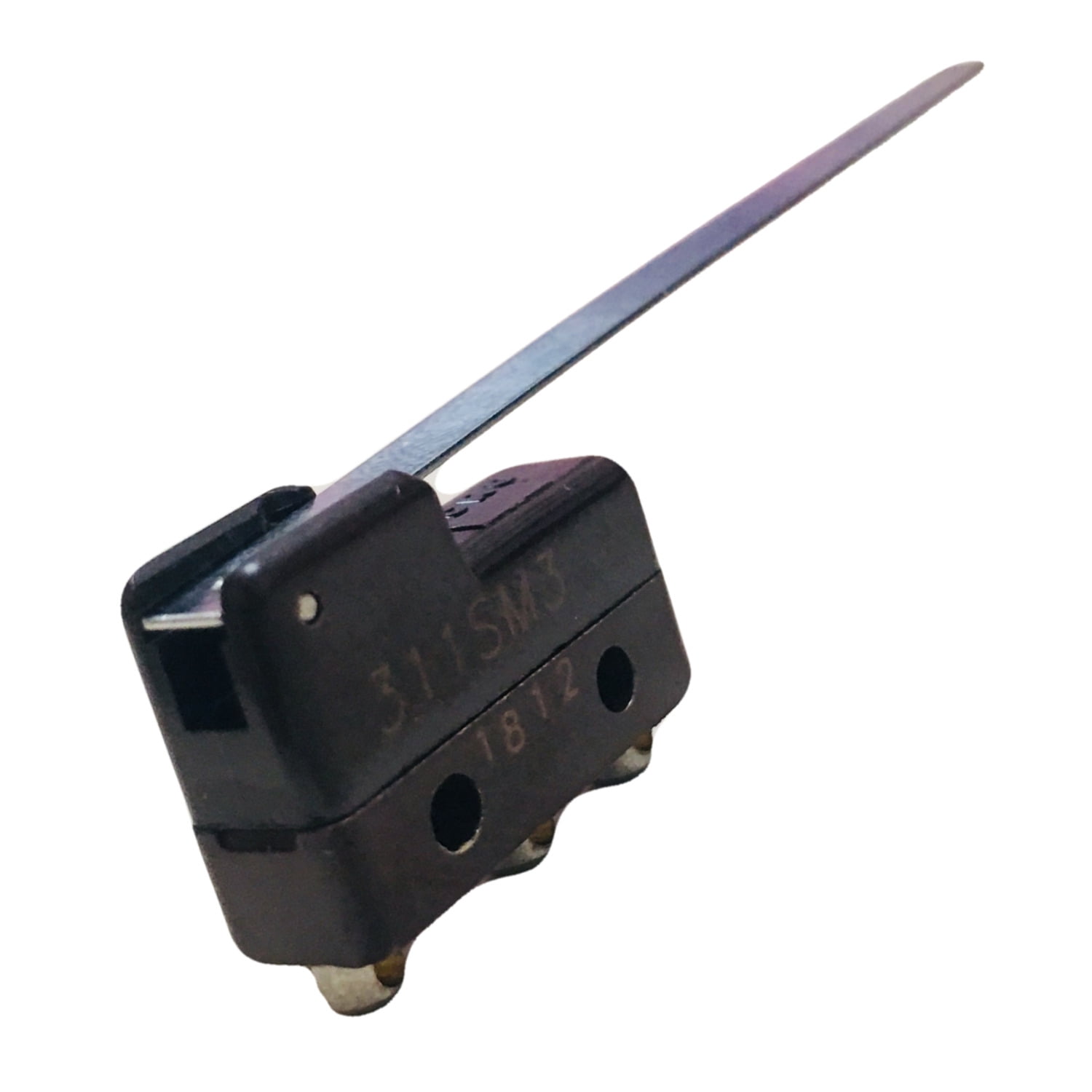 311SM3 Basic Small Switch Snap Action N.O./N.C. SPDT Lever Solder Lug ...