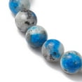 8mm Round Dyed Natural Jade Imitation K2 Stone Stretch Bracelets Summer ...