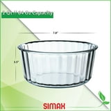 Simax Glassware Clear Glass Souffle Dish | Borosilicate Glass ...