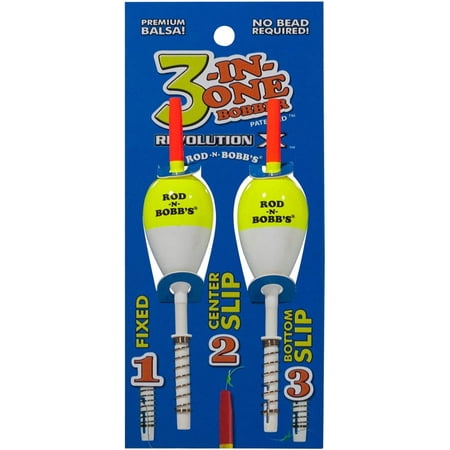 3-in-One Revolution X 1 Inch Oval Stick Bobber - 2 Pack | Walmart Canada