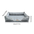 4 Season Washable Pet Bed Reversible Mat • Removable Cover • Non-Slip ...
