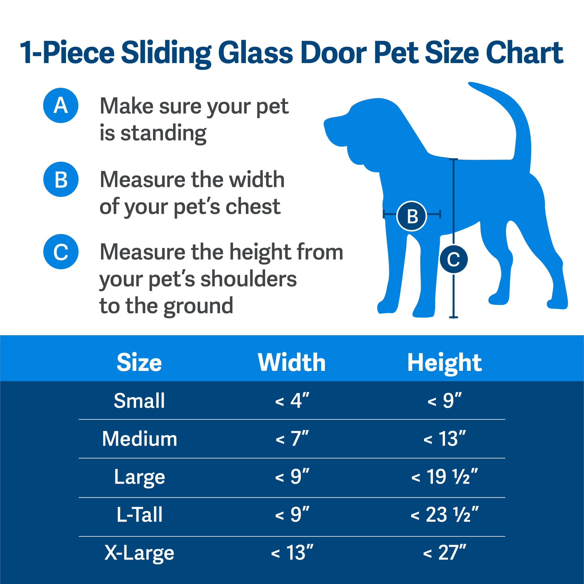 How Do You Measure A Dog For A Sliding Glass Door