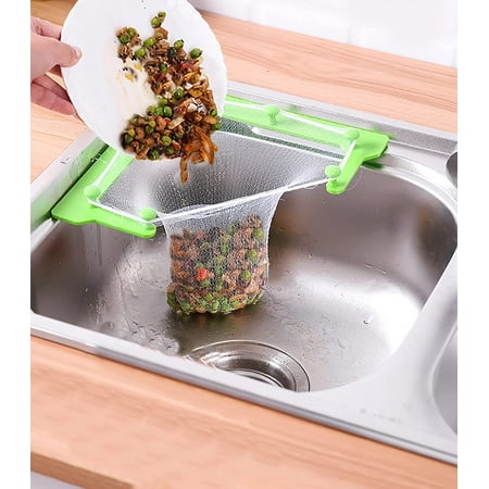 Triangular Sink Filter Bags - Disposable Fine Mesh Kitchen Sink Filters ...