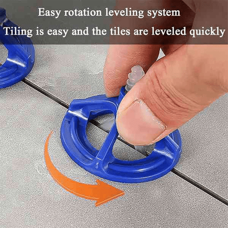 Guhuijie 100Pcs Reusable Tile Leveling Spacer Set, Tile Leveling Clips ...