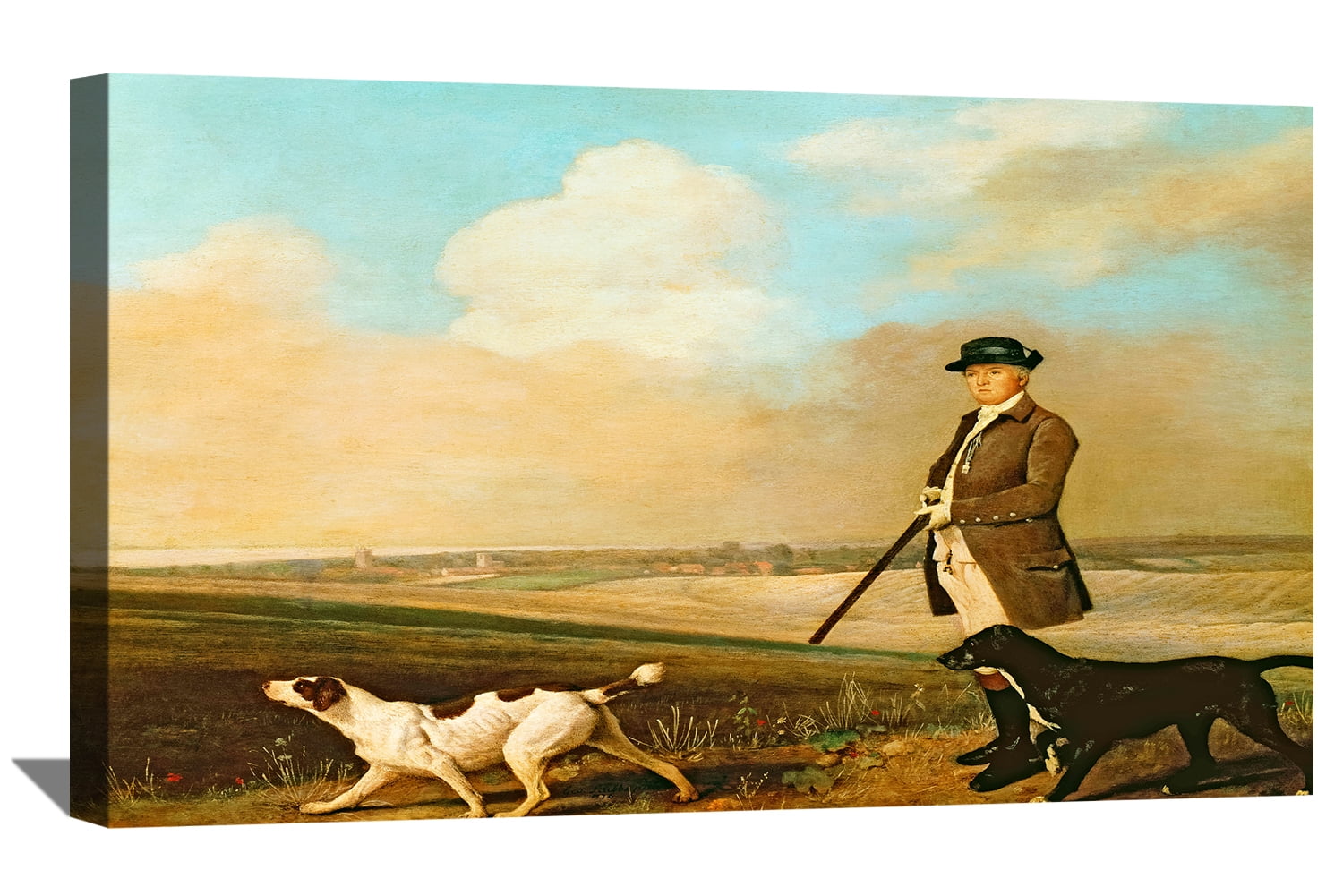 George Stubbs Paintings Sporting Art Print Sir John Nelthorpe, 6Th ...