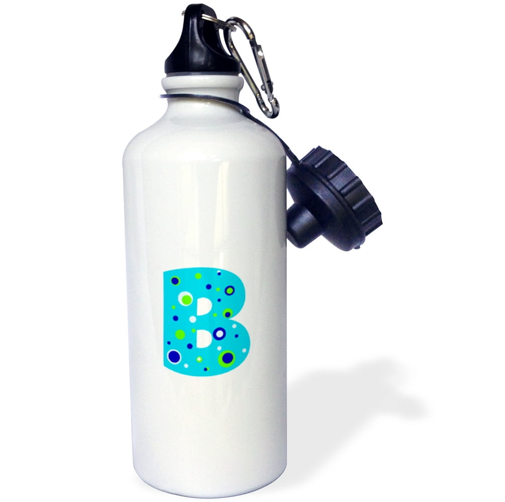 3dRose Boys blue letter B - Water Bottle, 21-ounce - Walmart.com