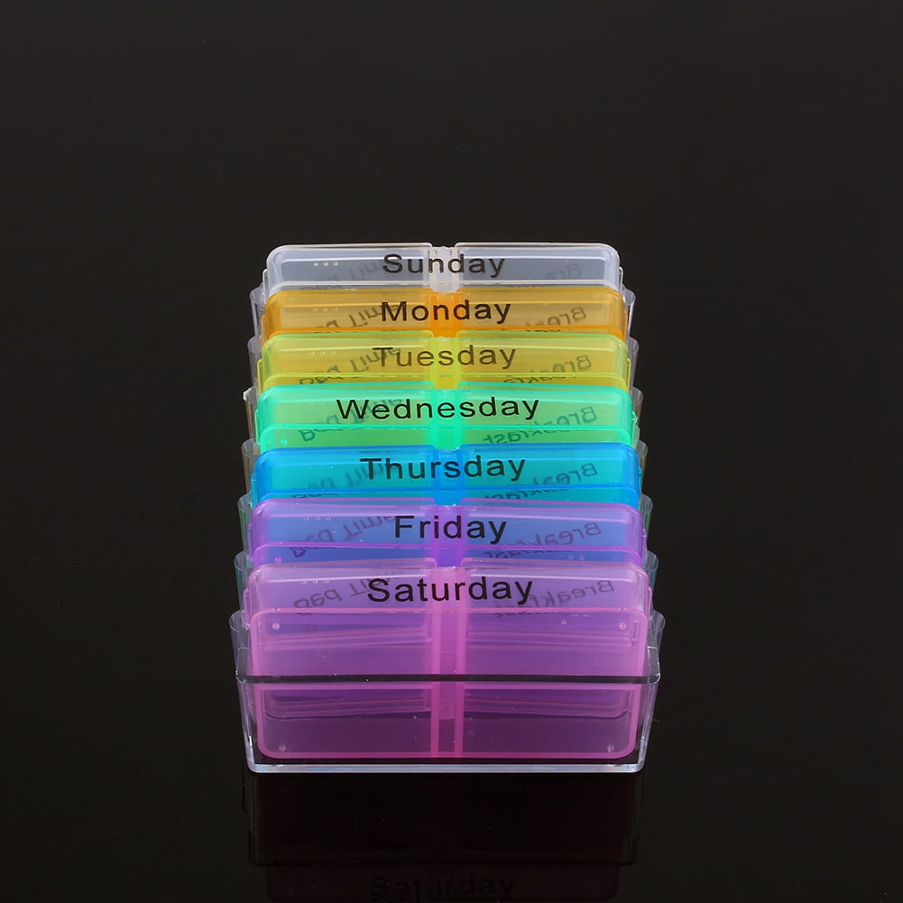 Click here for Lafgur Seven Medicine Case Organizer  Pill Box  Of... prices