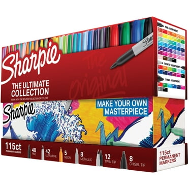 Sharpie Big Pack Ultimate Collection - Permanent, Fine Point Markers ...