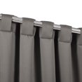 Lush Decor INSULATED BACK TAB Blackout 84" x 52" Solid Dark Gray 3 ...