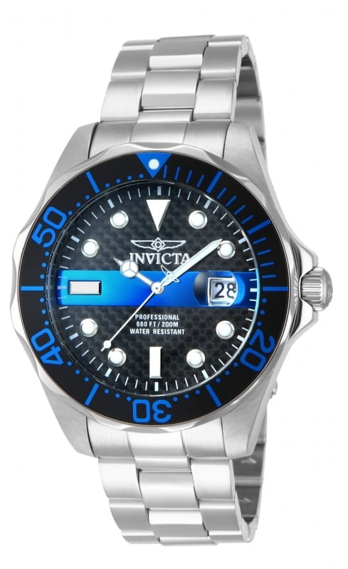 Invicta Men's Pro Diver 14702 Silver Stainless-Steel Quartz Diving ...