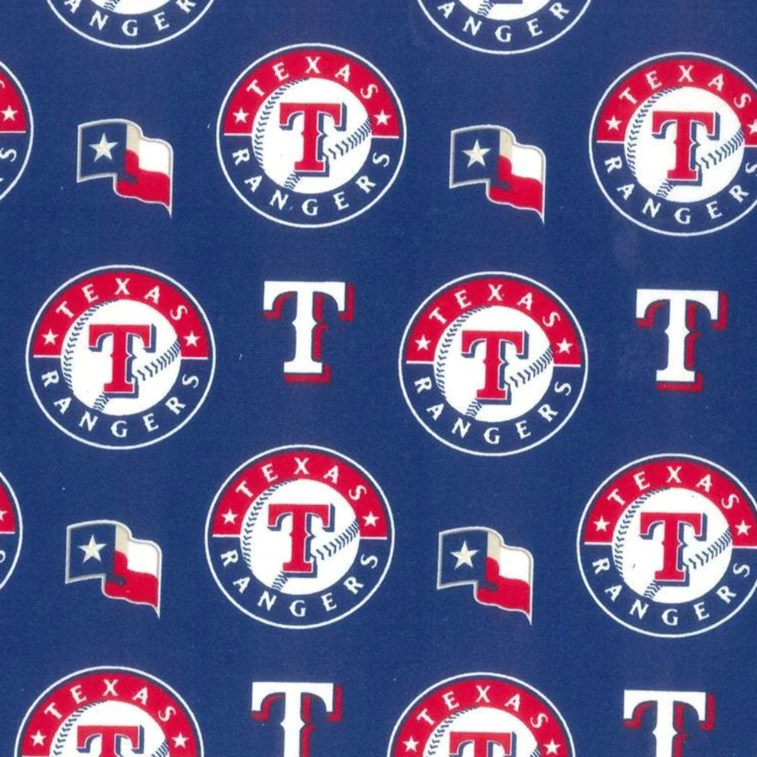 Rangers Cotton Fabric - Walmart.com