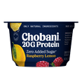 Chobani 20G Protein Low-Fat Greek Yogurt Raspberry Lemon 6.7oz Cup ...