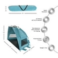 Pop Up Beach Tent- Instant Sun Shelter & Shade with UV Protection Water ...