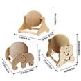 Agiufgs Cat Scratching Ball Toy Wood, Interactive Design with mess-free ...