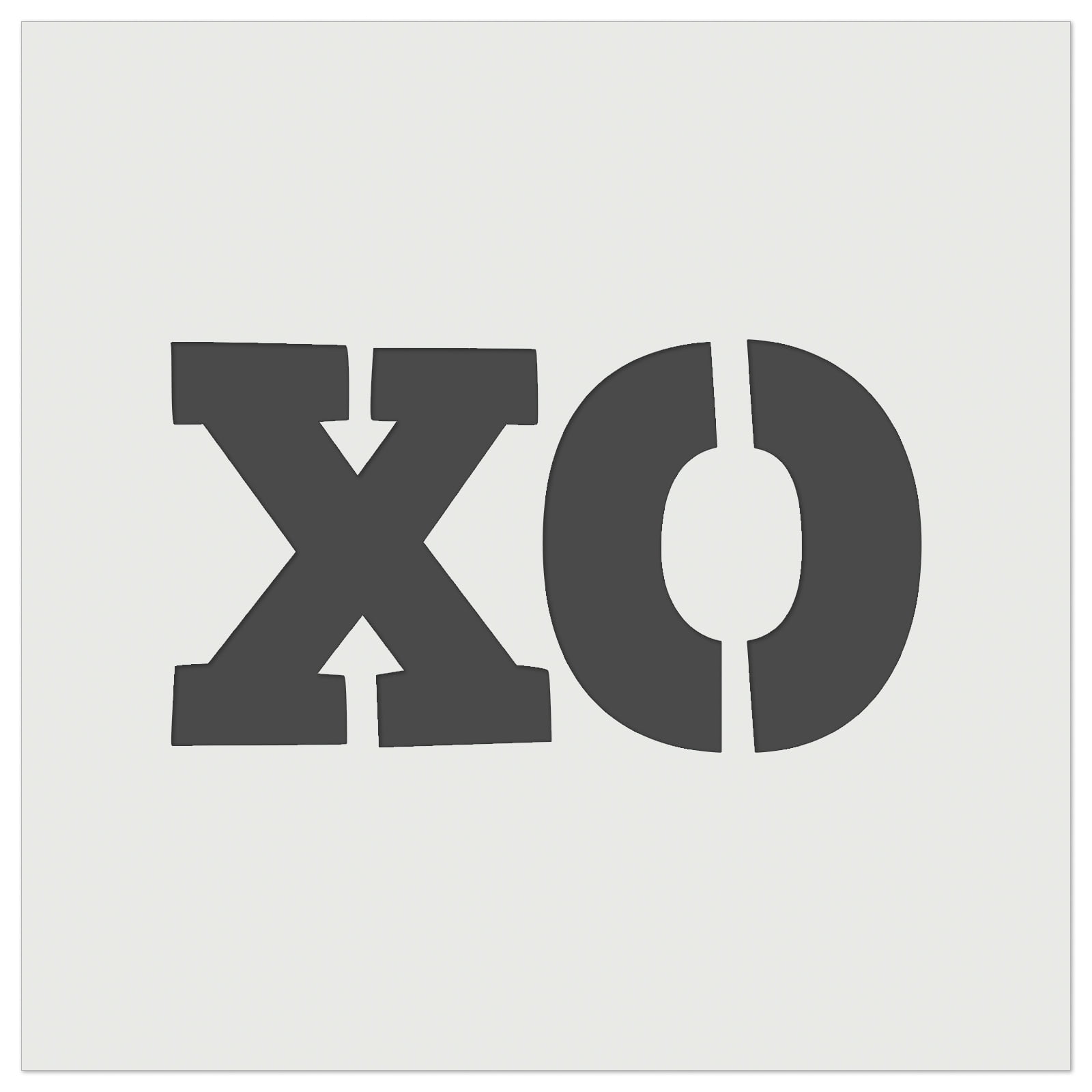 XO Hugs Kisses DIY Cookie Wall Craft Stencil - 4.5 Inch - Walmart.com
