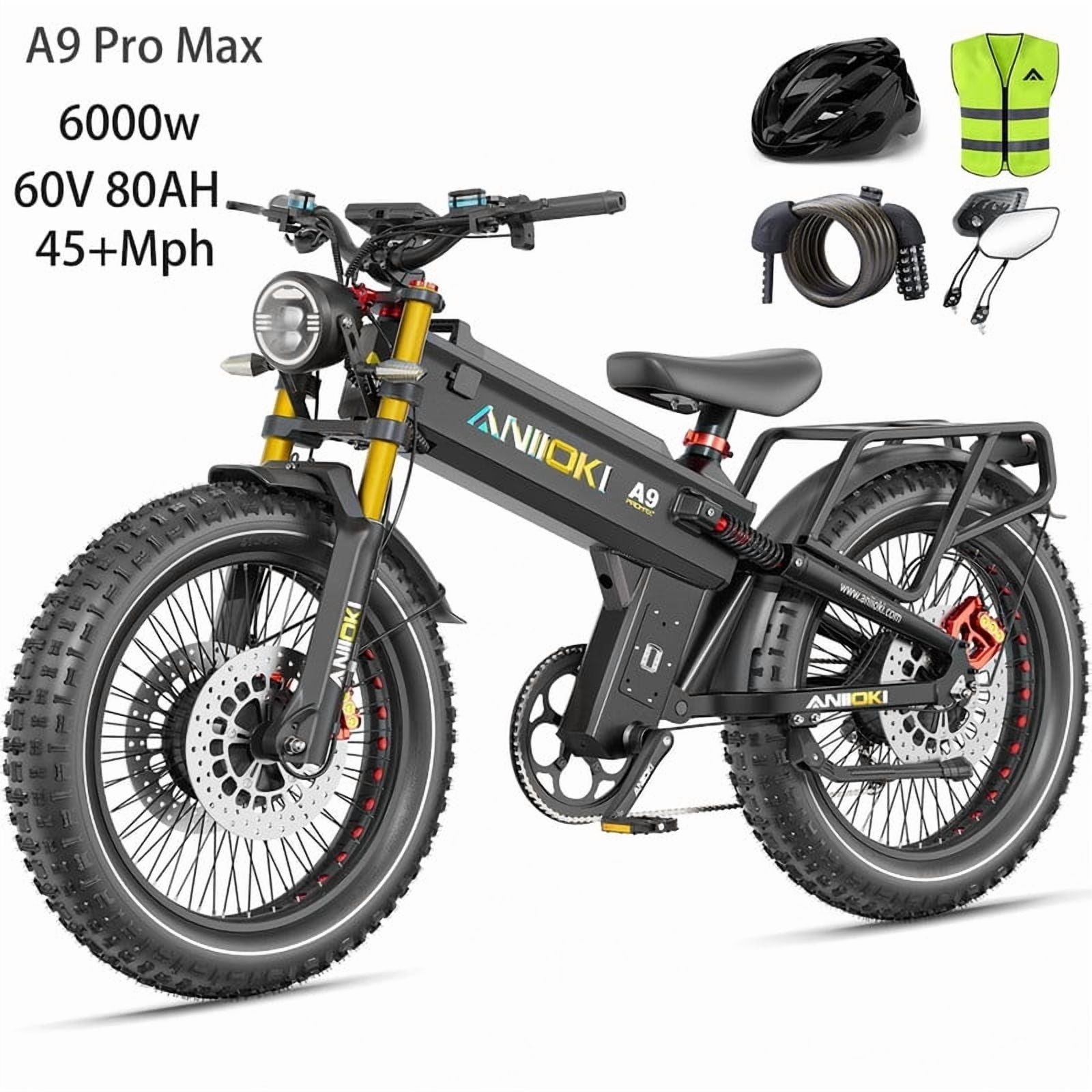 Click here for 6000w(Peak)dual Motor 45mph Max Speed Aniioki A9 P... prices