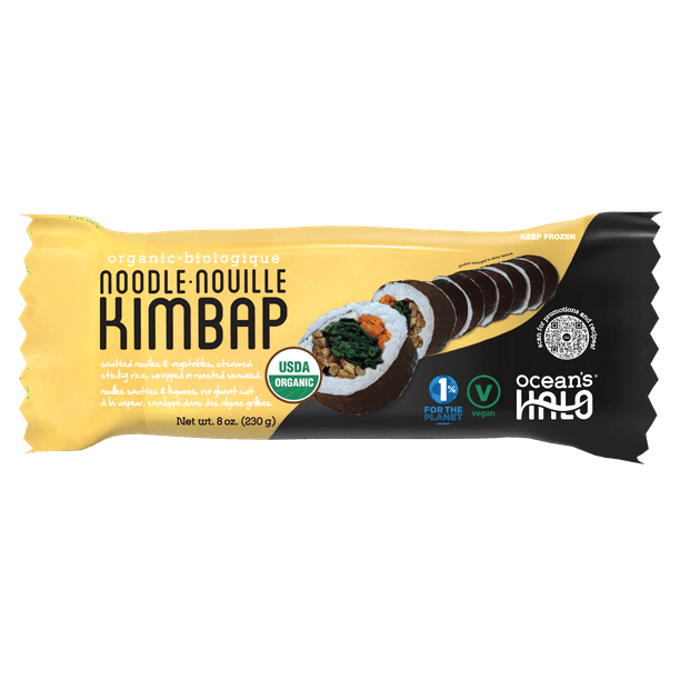 Ocean's Halo Organic Noodle Kimbap Roll, 230g, 9 pieces, 230g total ...