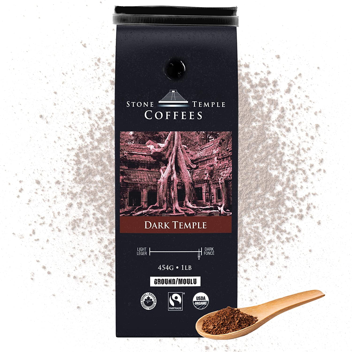 Click here for Stone Temple Coffees - Dark Temple  Ground  Dark R... prices