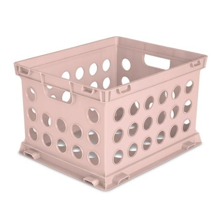 Sterilite File Crate Plastic, Blush Pink – BrickSeek