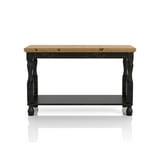 Furniture of America Harrington Rustic Wooden Entryway Farmhouse Table ...
