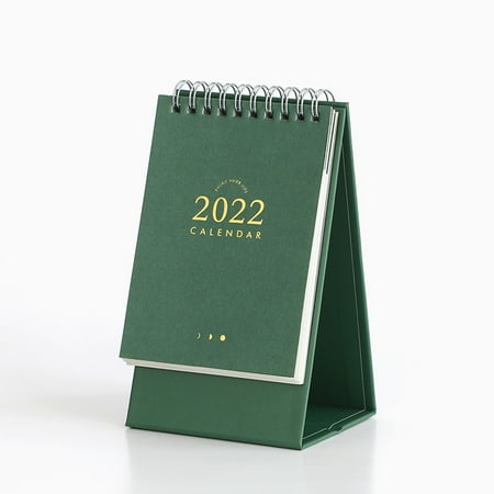 Mini Desk Calendar 2022 - Standing Flip Calendar Desk/Wall Calendar for ...
