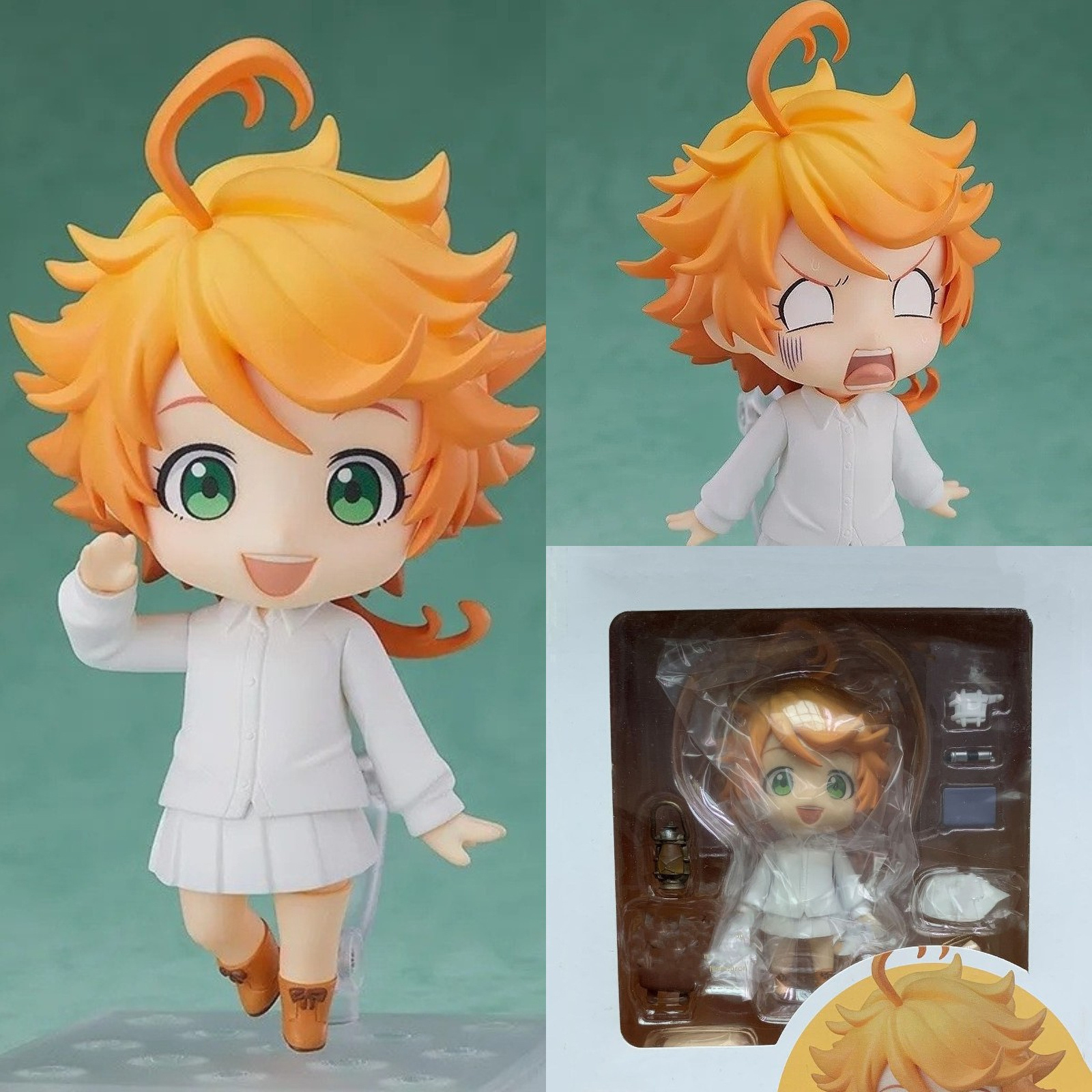 Nendoroid Q Versión 1092#Emma oso de fresa Muñeca Cambia de Rostro PVC ...