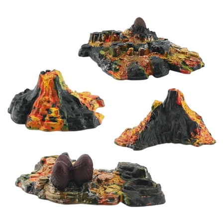 Volcanic Model Scene Decoration Home Office Decor Toy Preschool Toy ...