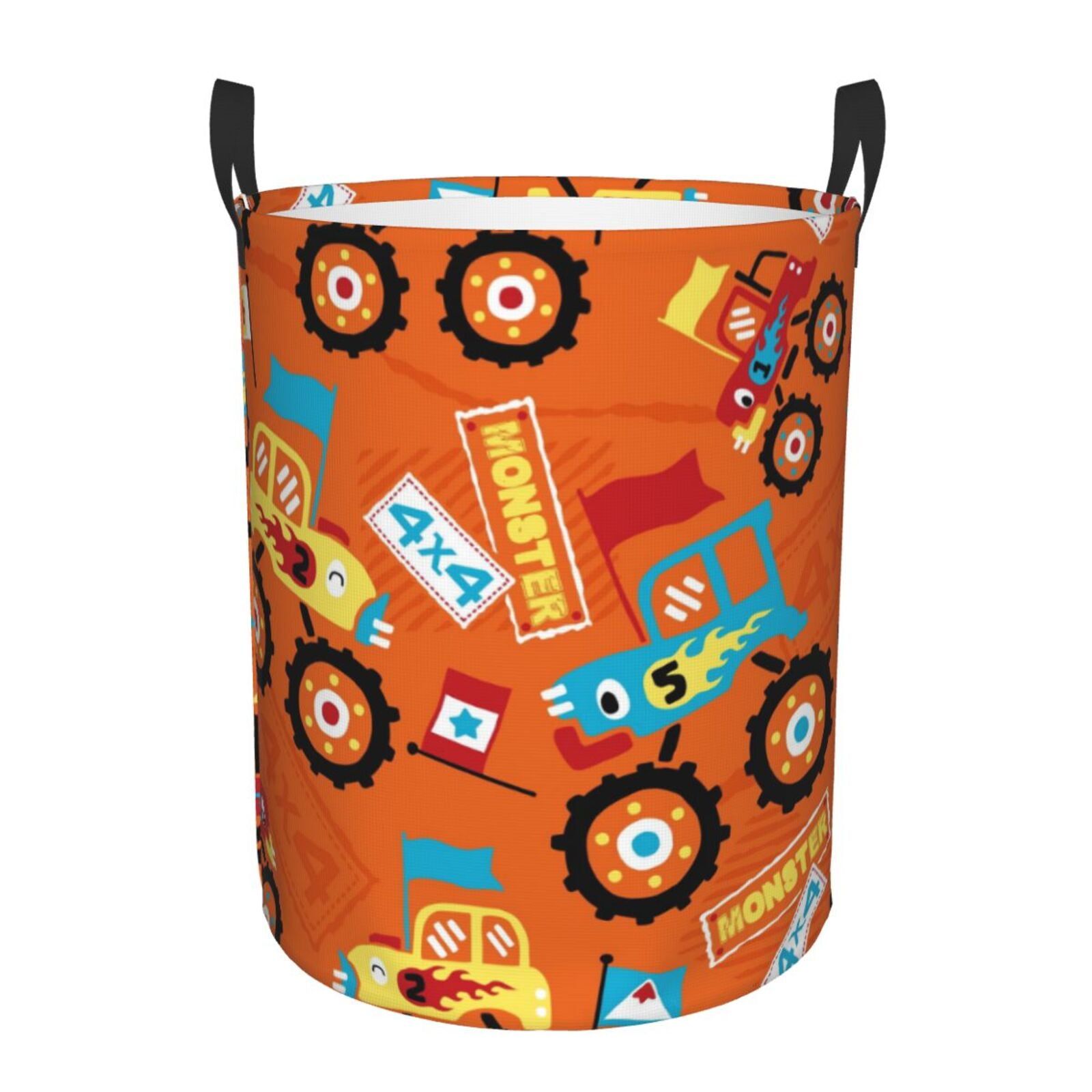 Fotbe Monster Truck Cesto de Ropa con Asas, Cesto Impermeable de Gran ...