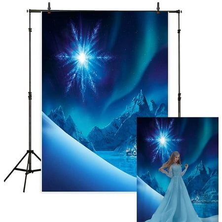 6x8 Winter Christmas Backdrop Fairytale Ice Castle Birthday Photo Shoot ...
