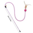 3 Pack Interactive Cats Toy Wand Elastic Net Tube with Feathered Tip ...