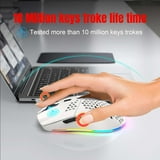 Hexamurby Ultralight Wireless Gaming Mouse, 3600 DPI, RGB Backlit ...