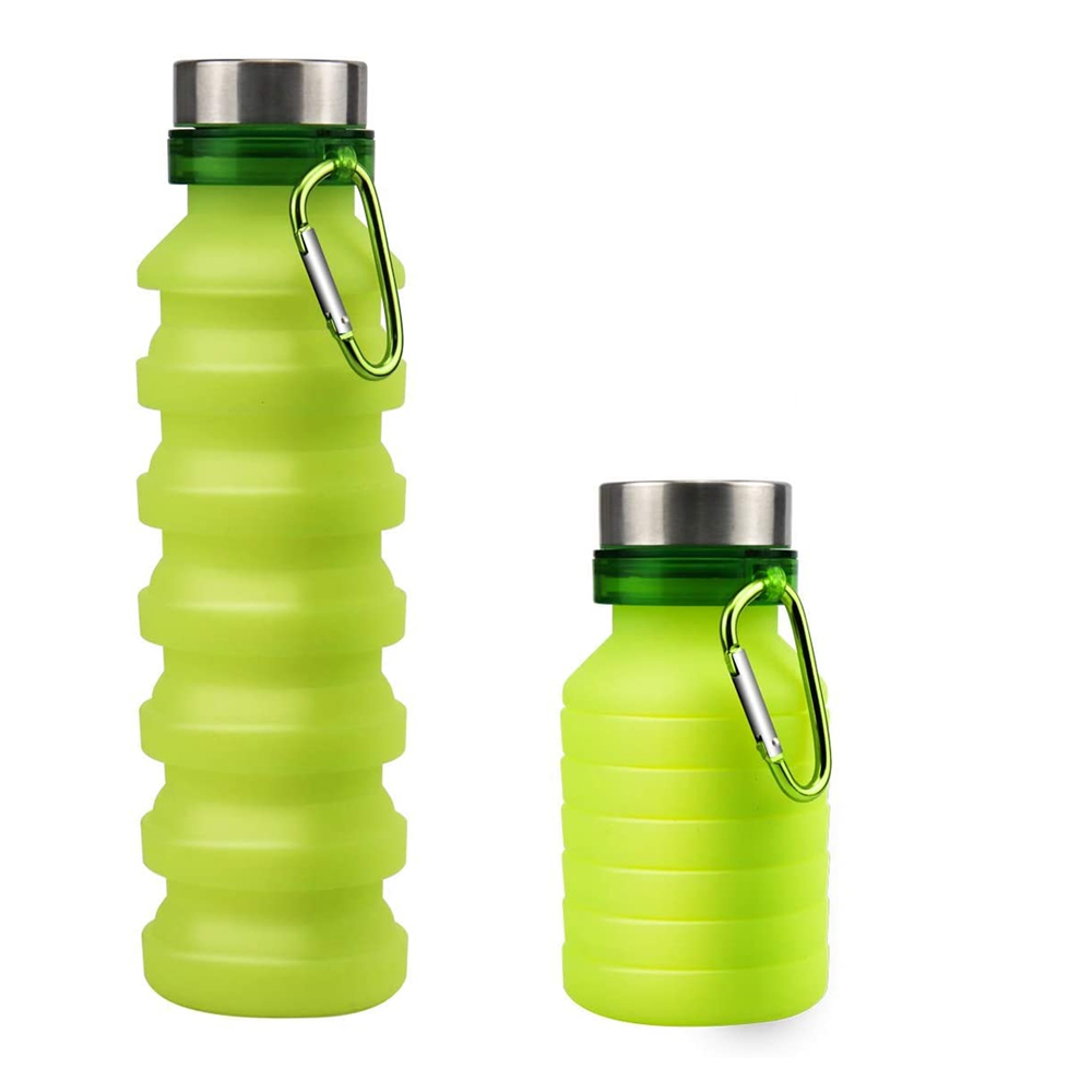 KIQ Sports Drink Beverage Water Bottle Collapsible Reusable BPA FREE KIQ Sports Drink Beverage Water Bottle Collapsible Reusable BPA FREE