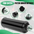 CSYANXING Filter Drier Spin On For Robinair 34700 2K 34700Z Metal 34724 ...