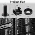 50-Pack M6 x 16mm Computer Rack Mount Cage Screws, Nuts & Washers for ...