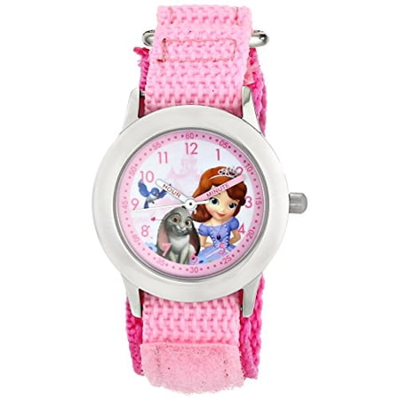 Disney Jr. Kids' Stainless Steel Time Teacher Analog Quartz Watch ...