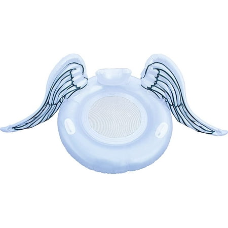 HTAIGUO Giant White Angel Wing Mesh Inflatable HTAIGUO for Women ...